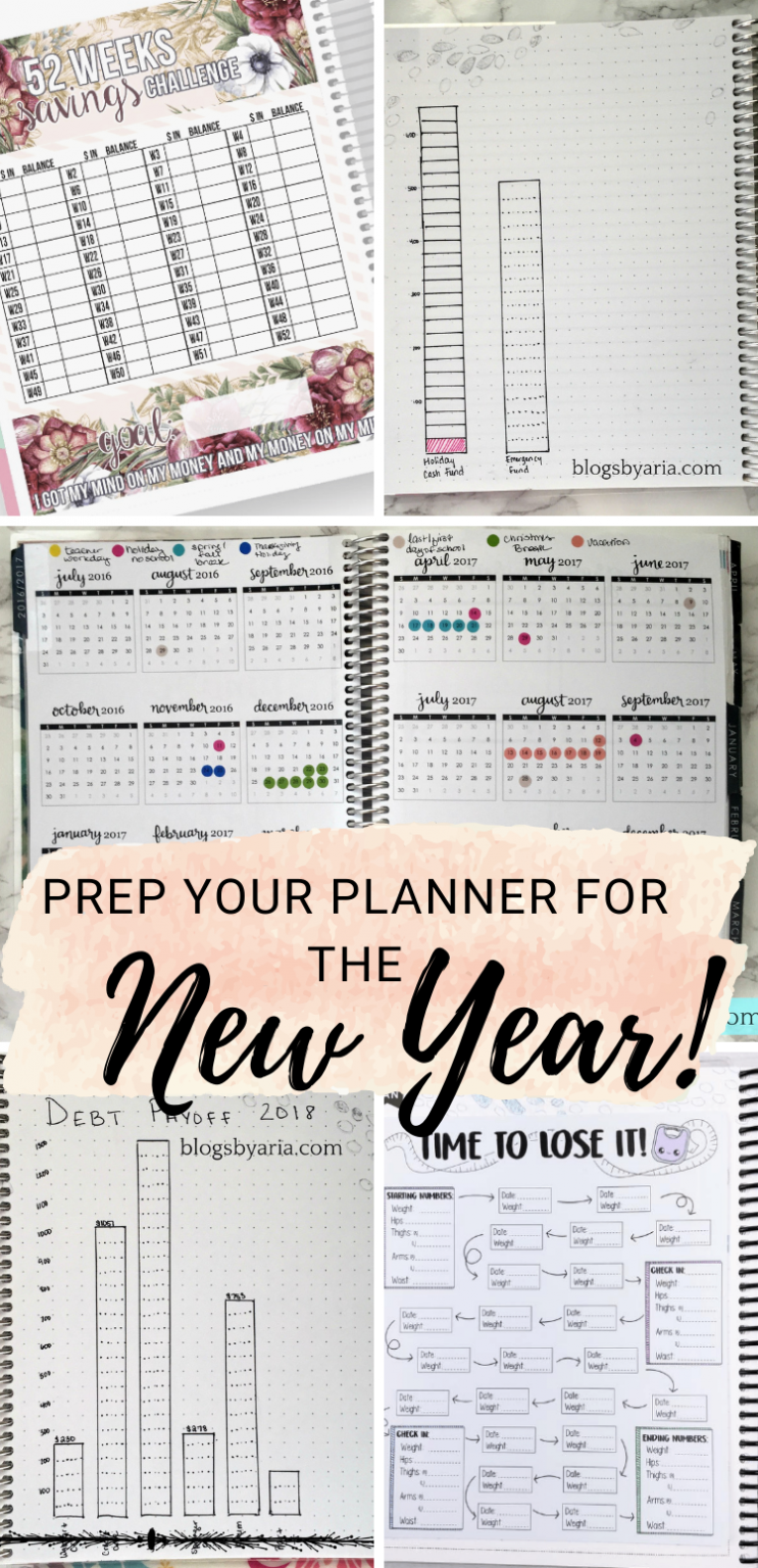 Prepping Your Planner for the New Year - Blogs by Aria