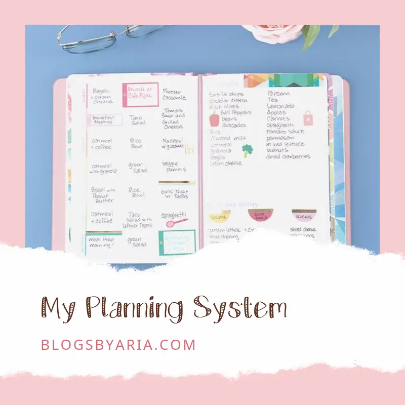 My Planning System - Blogs by Aria