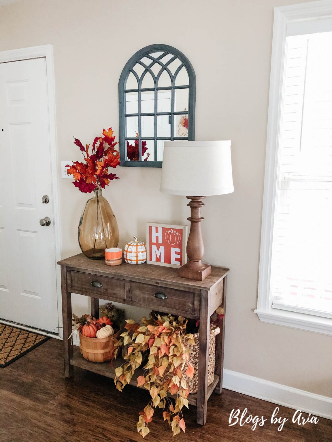 Fall Entryway Table - Blogs by Aria