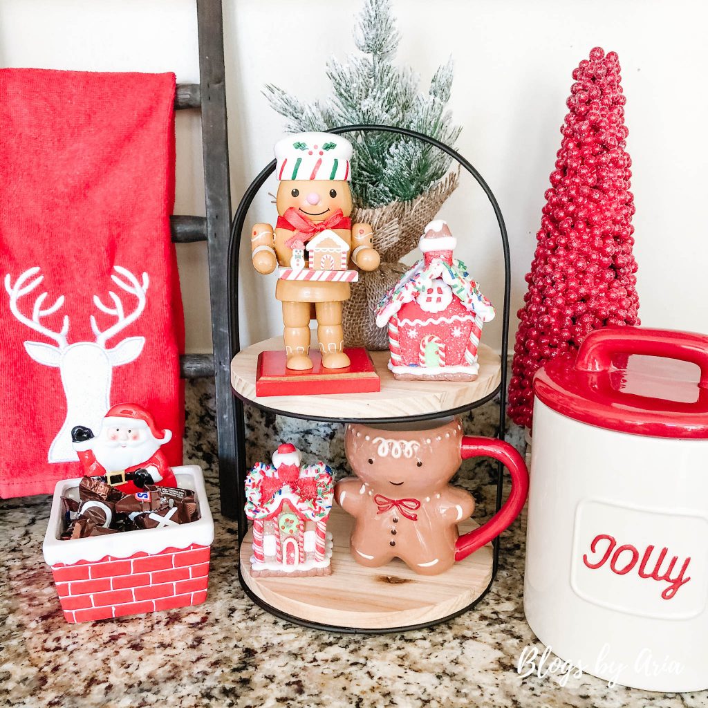 Gingerbread Tiered Tray - Blogs by Aria