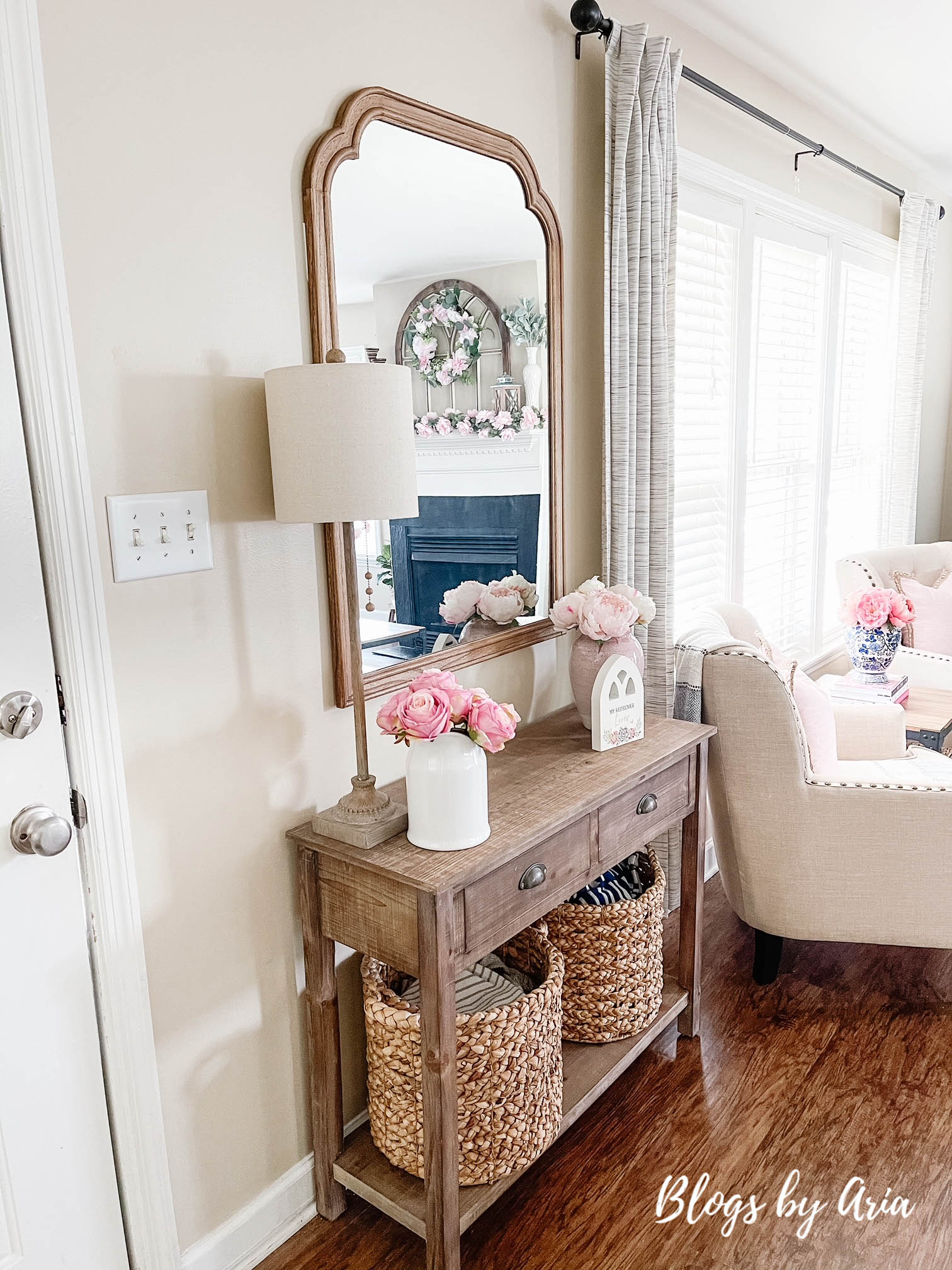 Spring Home Tour : Pops of Pink - Blogs by Aria