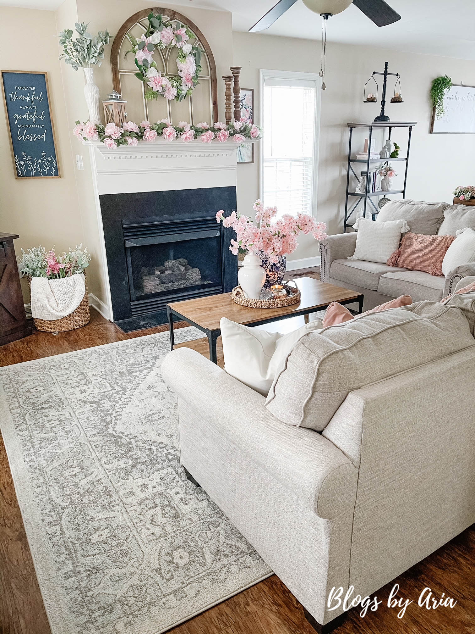 Spring Home Tour : Pops of Pink - Blogs by Aria