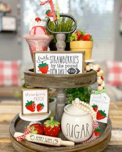 43 Summer Tiered Tray Decor Ideas - Blogs by Aria