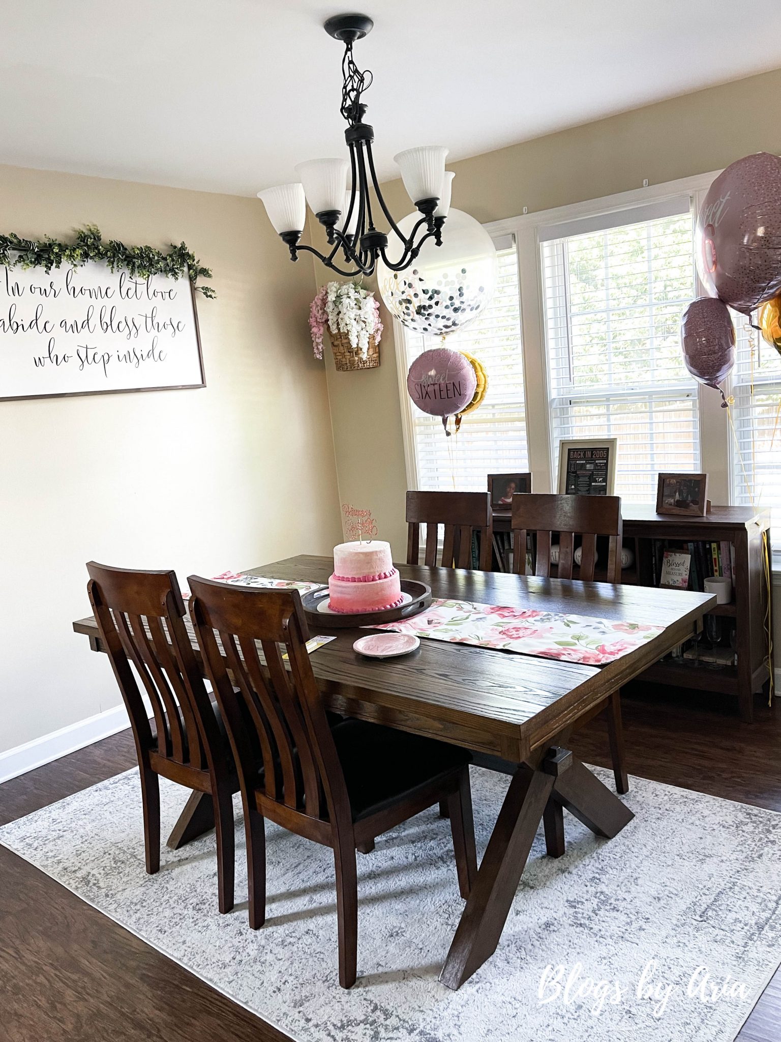 Sweet Sixteen, New Dining Table, & Mother’s Day Gifts - Blogs by Aria