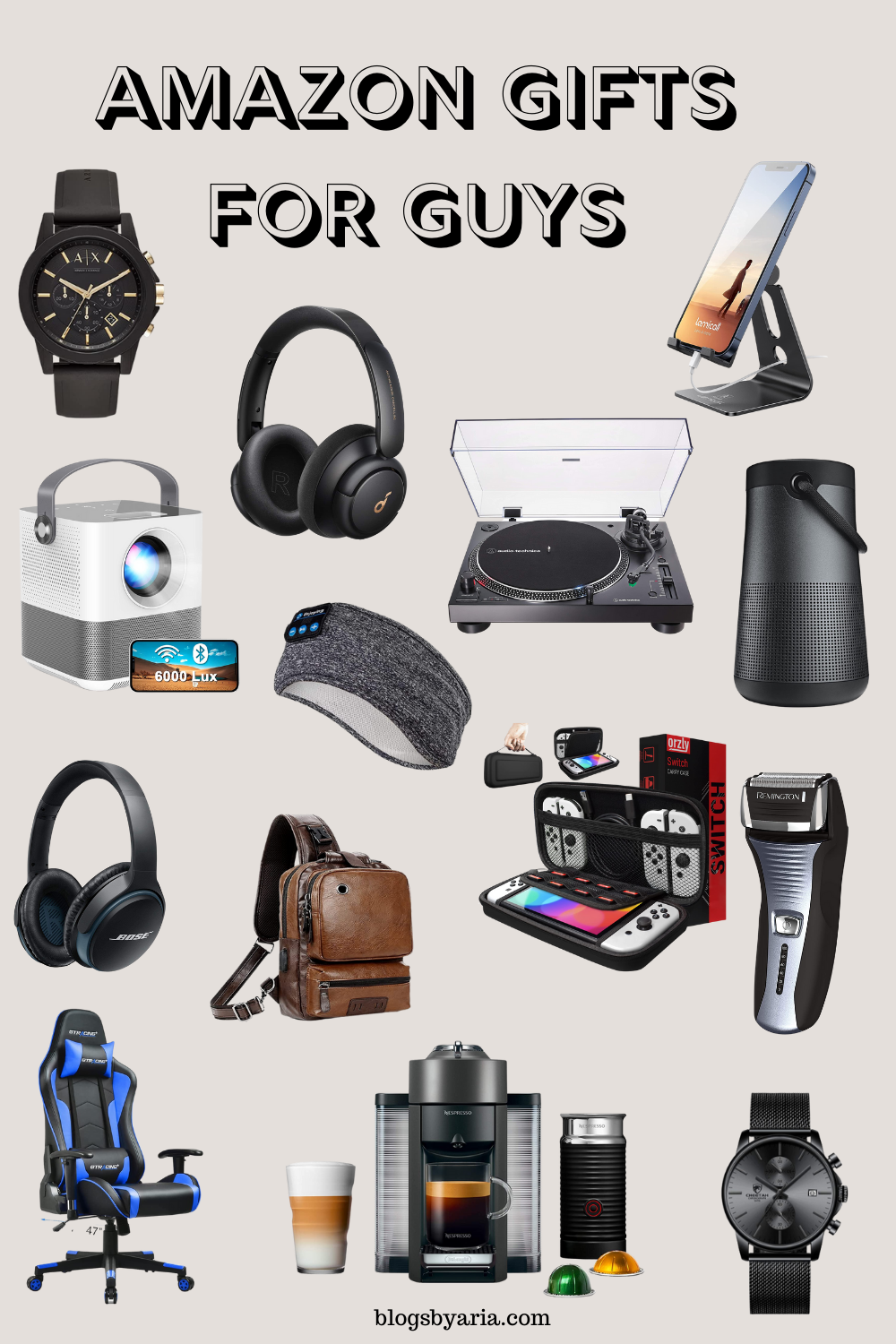 Gift Ideas for Men - Blogs by Aria