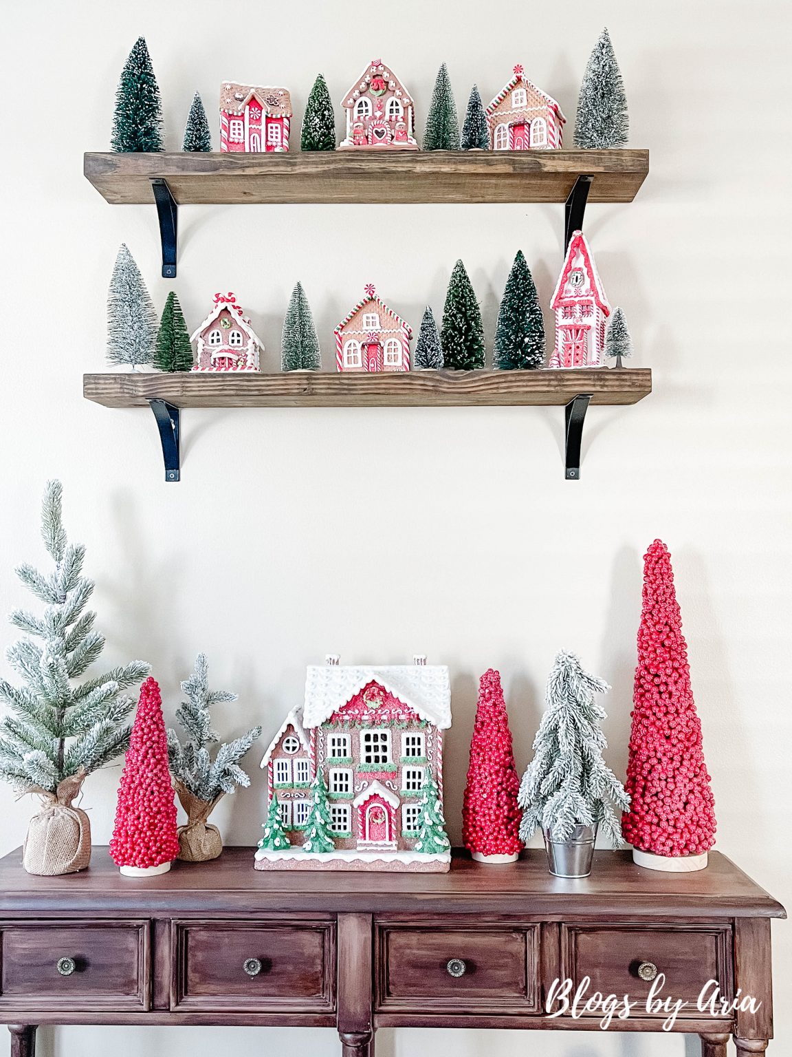Gingerbread Floating Shelves - Blogs by Aria