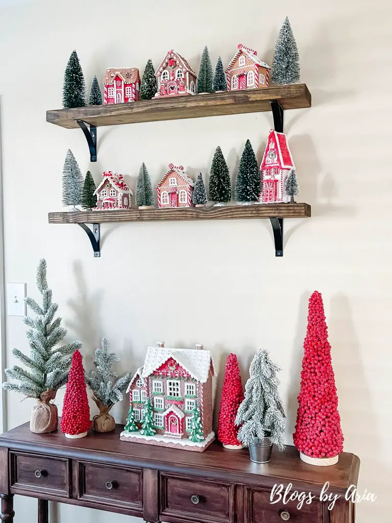 Gingerbread Floating Shelves - Blogs by Aria