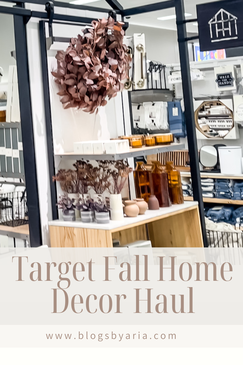Target Fall Decor Haul - Blogs by Aria