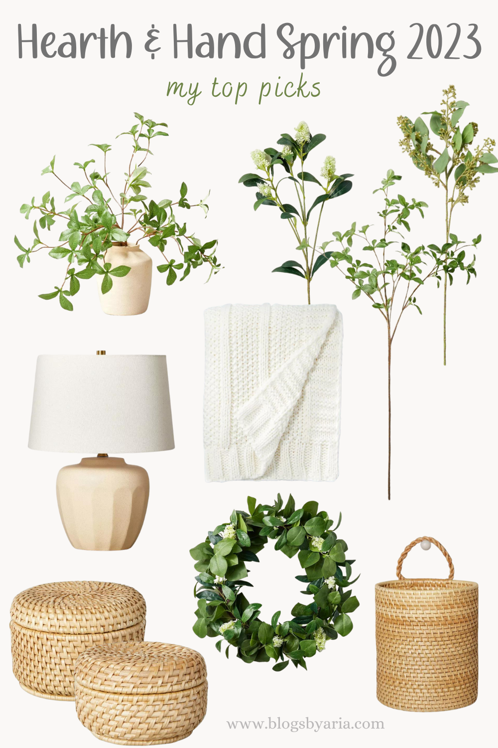 Hearth & Hand Spring 2023 Collection - Blogs by Aria