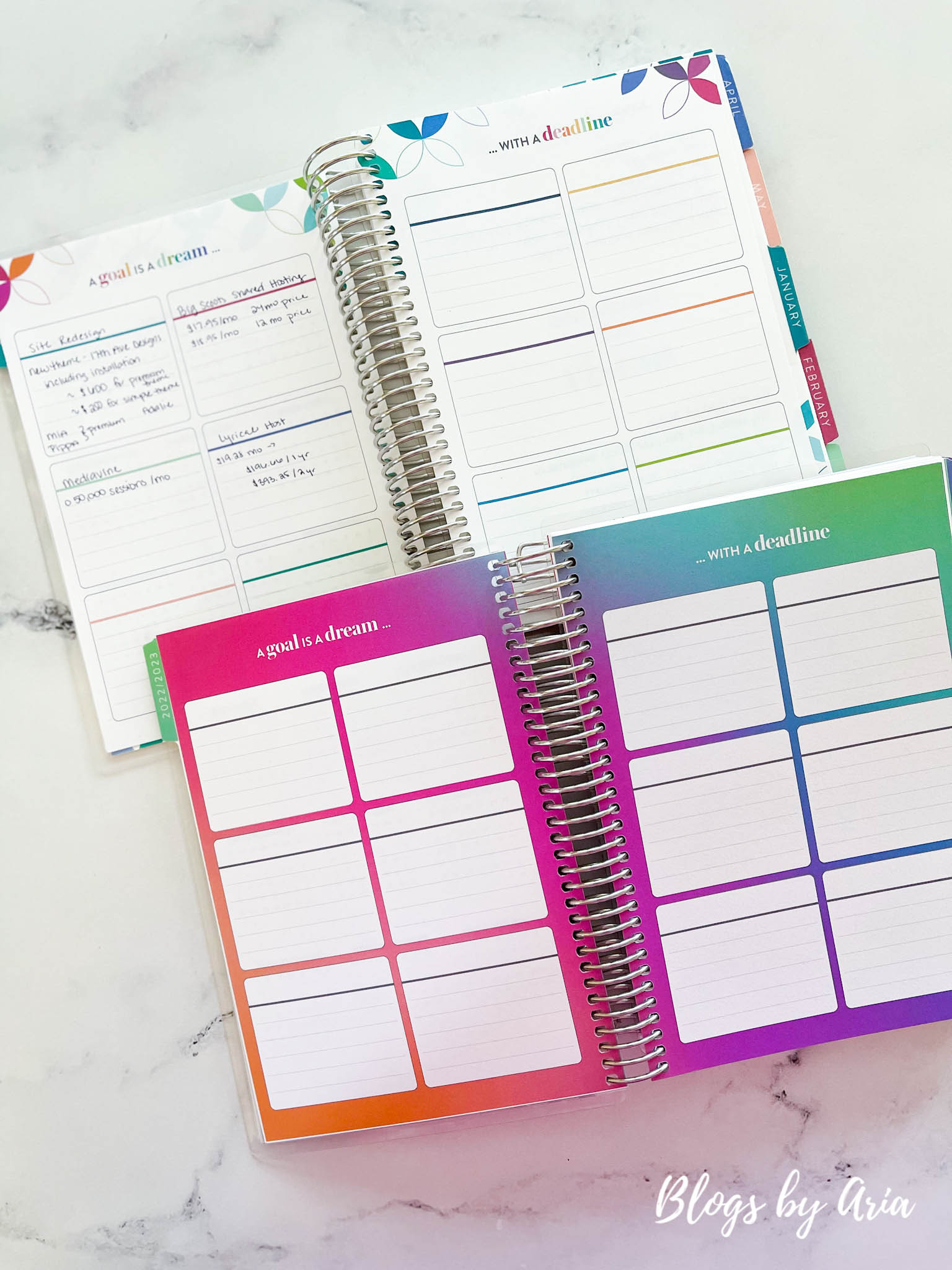 Erin Condren A5 Planner and Companion Planner Review - Blogs by Aria