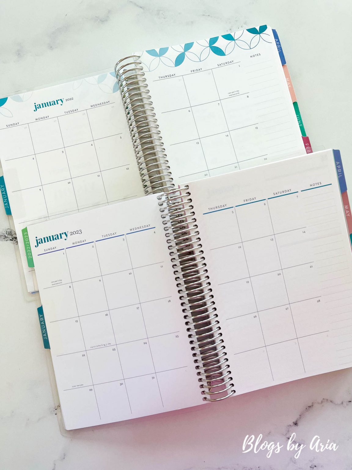 Erin Condren A5 Planner and Companion Planner Review - Blogs by Aria