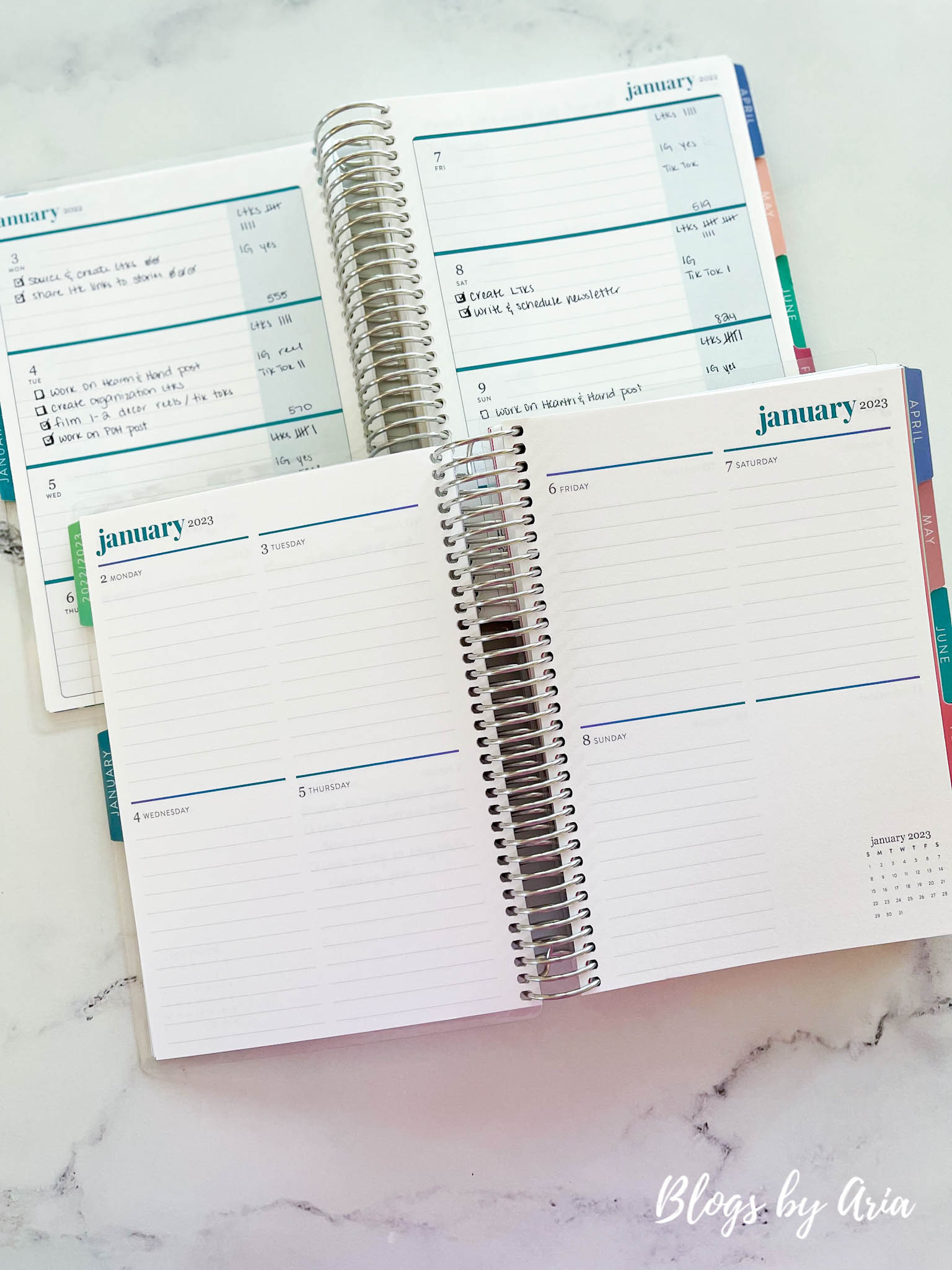 Erin Condren A5 Planner and Companion Planner Review - Blogs by Aria