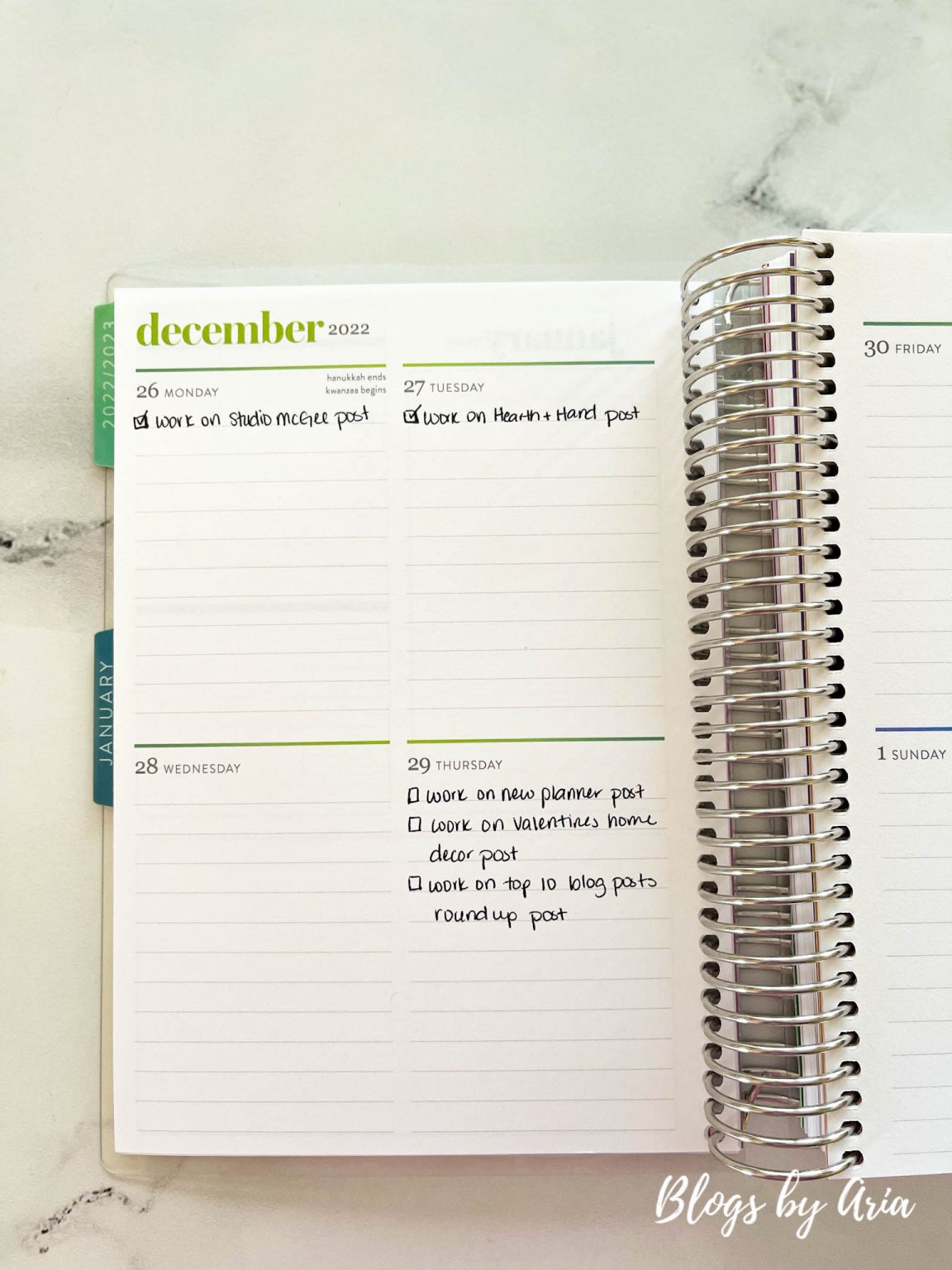 Erin Condren A5 Planner and Companion Planner Review - Blogs by Aria